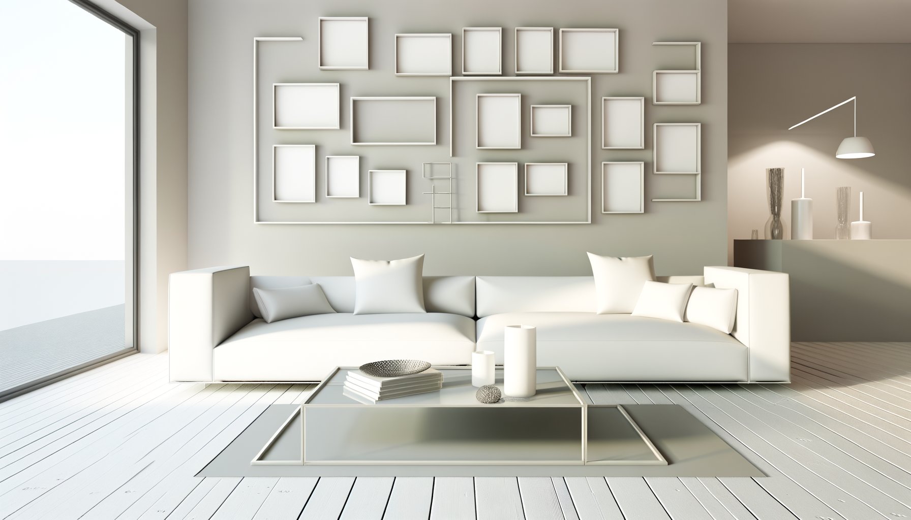 How to enhance your home with corner sofas and elegant photo frames ...
