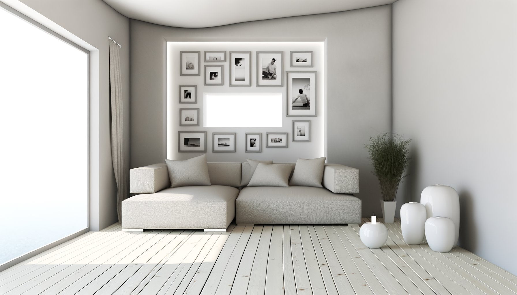 Comment sublimer son intérieur avec des canapés d'angle et des cadres ...