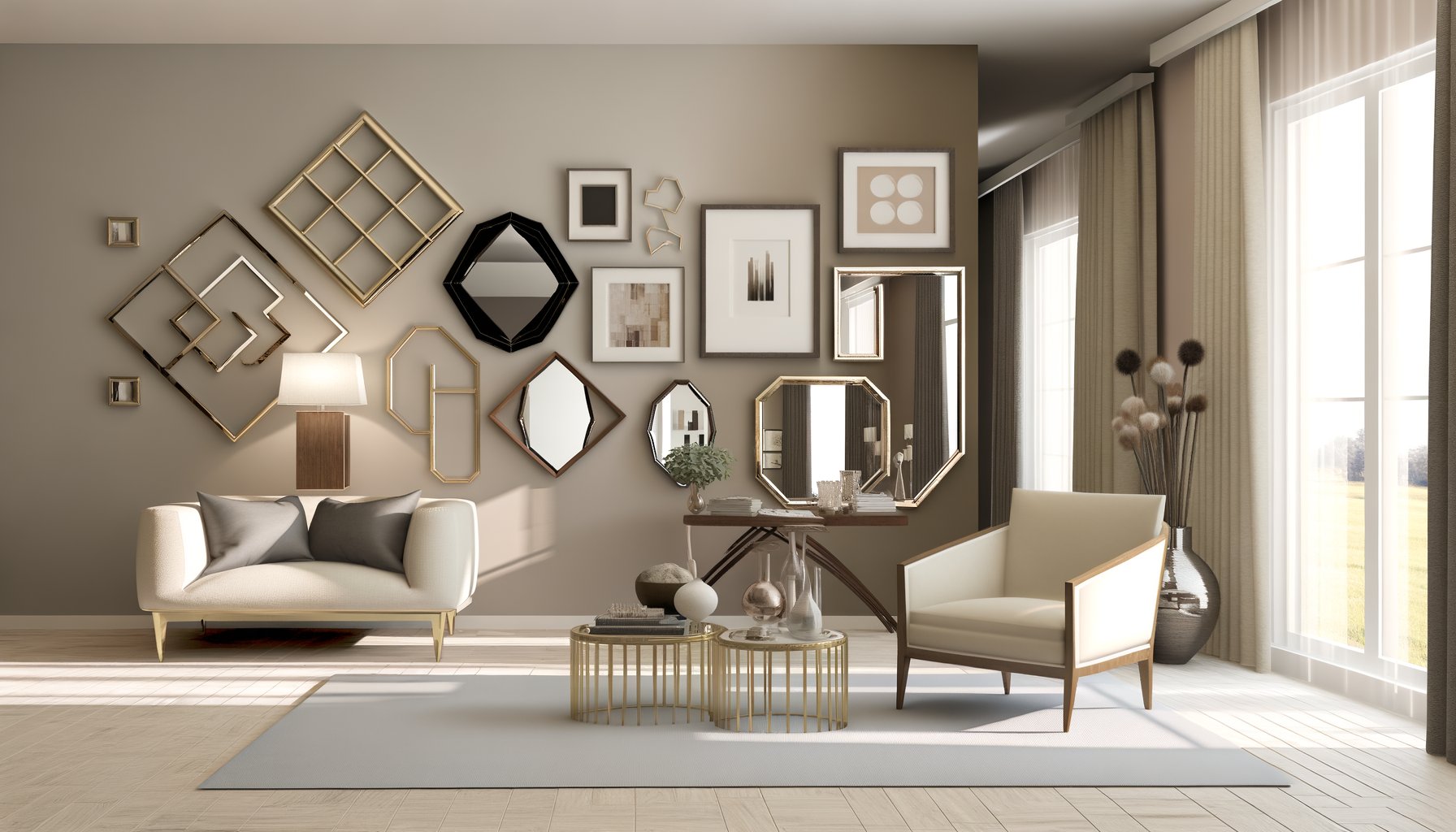 Offrez à sa maison un style unique avec des cadres-photos et miroirs a ...