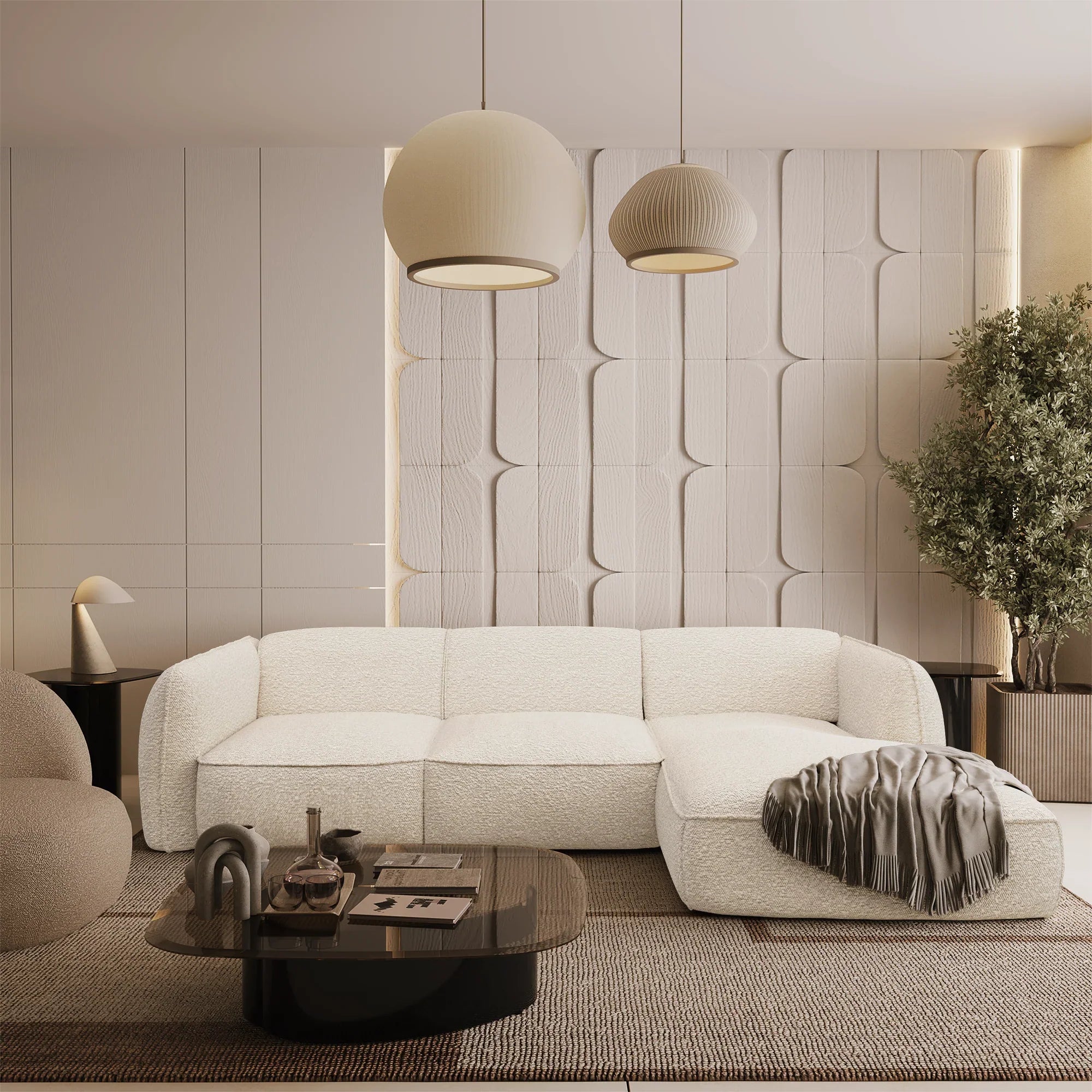 Canapés Livia – Droits, d’angle ou panoramiques au design arrondi – Sia ...