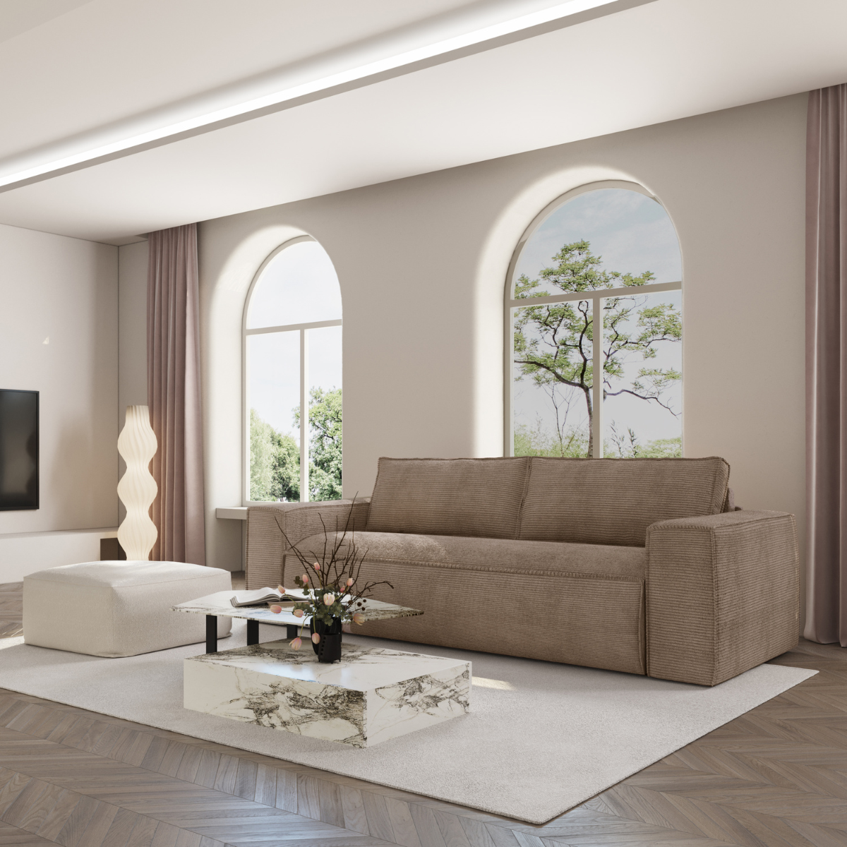 Canapés 4 Places – Élégance et Confort Grand Format | Sia Deco