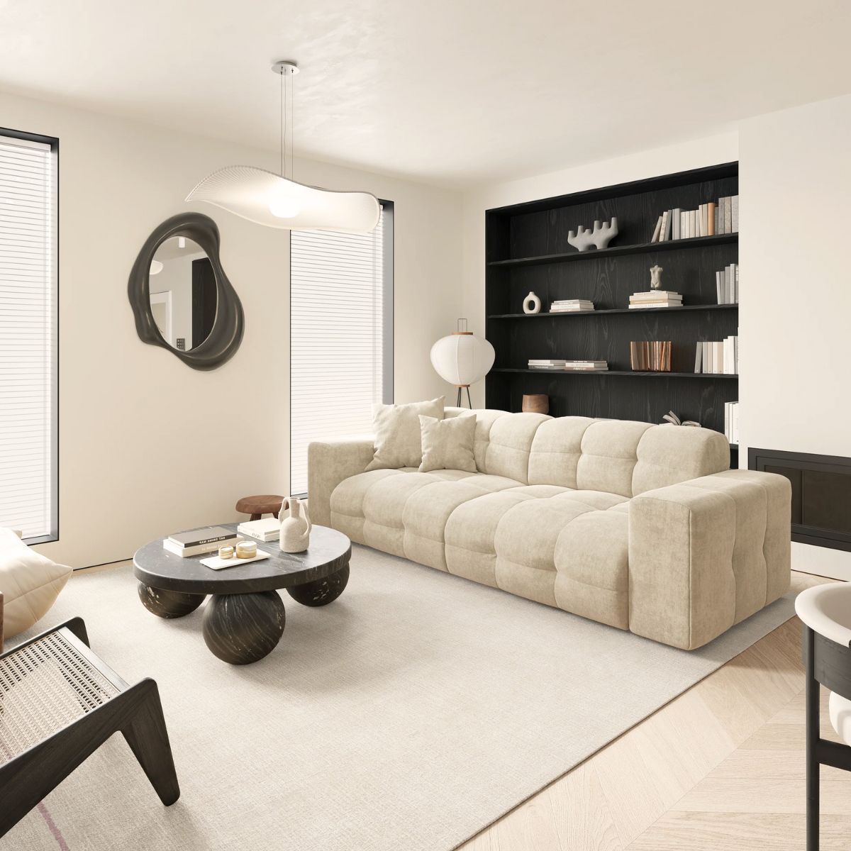 Collection Mael – Canapés design capitonnés en stock – Sia Deco